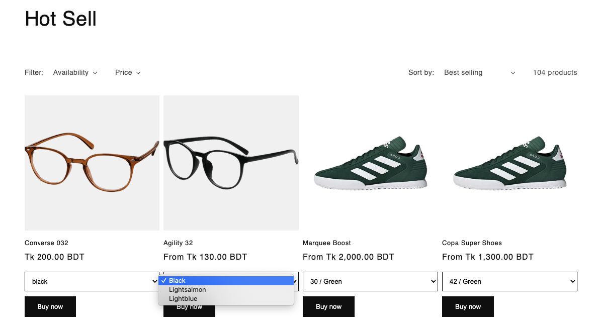 How To Add Variant Selector In Shopify On Collection Pages In 2025