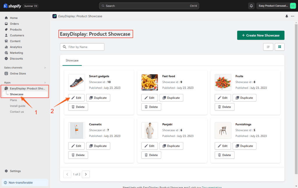 How to Edit Product Showcase - Shopidevs - Shopify Developers
