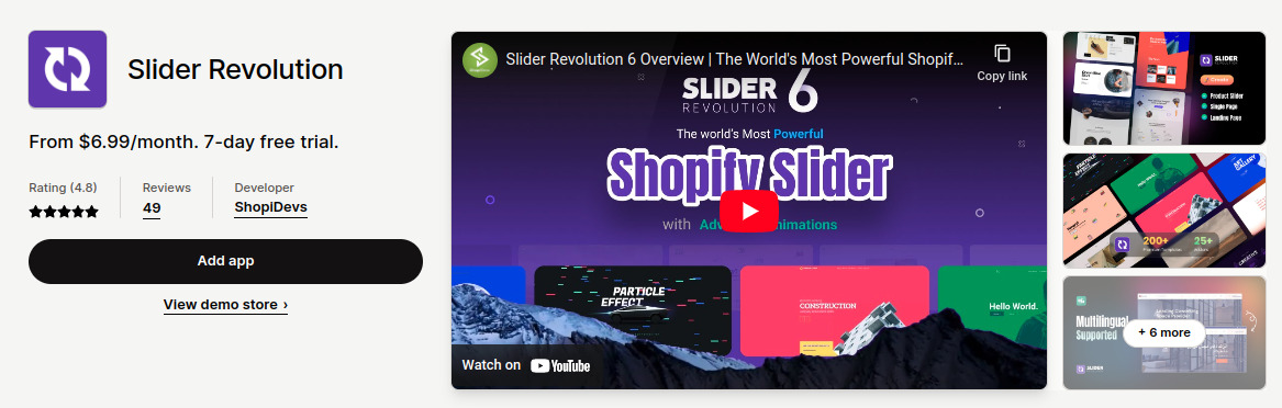 How to Add the Carousel Slider on any Page on Shopify