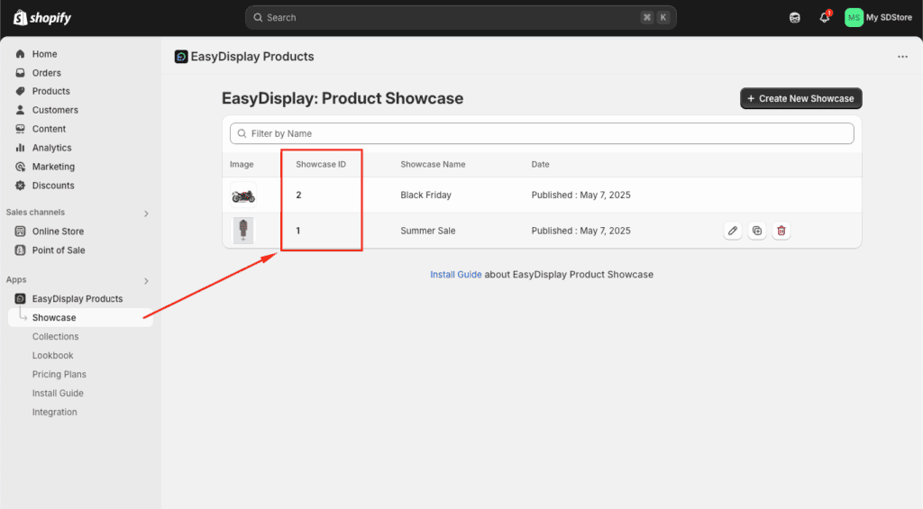 How to add Product Showcase in inner page - Shopidevs - Shopify Developers